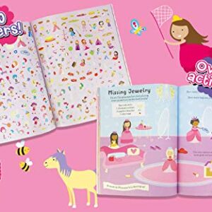 Totally Awesome 2000 Stickers: Perfectly Pretty Princess Activity and Sticker Book for Kids Ages 3-7 (Puzzles, Mazes, Coloring, Dot-to-Dot, And More!)