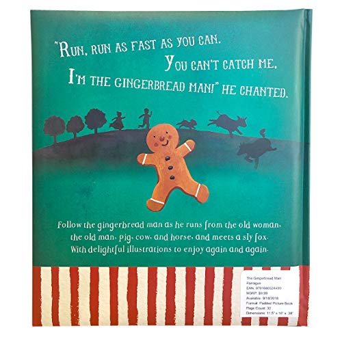 The Gingerbread Man Padded Hardcover Christmas Storybook