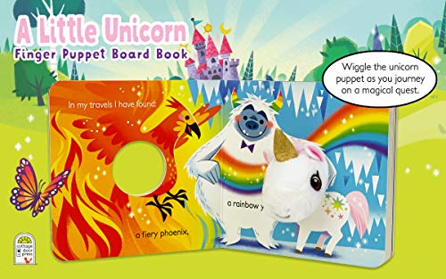 A Little Unicorn Finger Puppet Board Book, Mythical & Magical Book for Baby Unicorn Lovers Ages 1-4