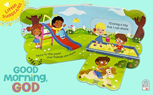 Good Morning, God - Lift-a-Flap Board Book Gift for Easter Basket Stuffer, Christmas, Baptism, Birthdays (Little Sunbeams)