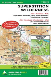 superstition wilderness, az no. 2829s (green trails maps)