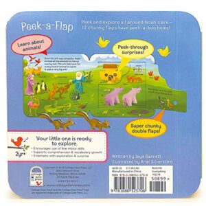 Peek-a-Flap Noah - Children's Lift-a-Flap Board Book Gift for Easter, Christmas, Communion, Baptism (Little Sunbeams)