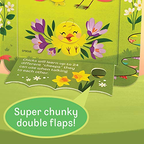 Peek-a-Flap Hop - Children's Lift-a-Flap Board Book Gift for Easter Basket Stuffers, Ages 2-5