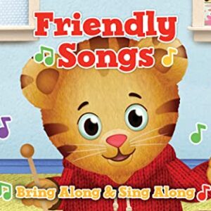 Daniel Tiger Friendly Songs: Children's 5-Button Song Book - Sing and Read with Daniel Tiger and Friends (5 Button Early Bird Song Book)