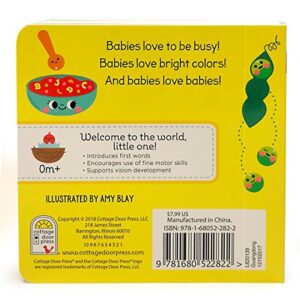 Sip, Chew, Yum: Chunky Lift-a-Flap Board Book (Busy & Bright Baby)