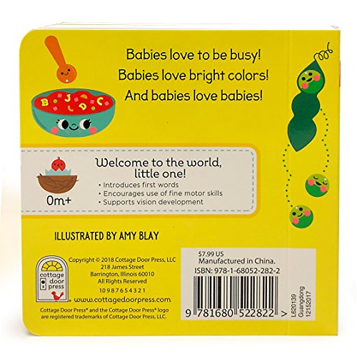 Sip, Chew, Yum: Chunky Lift-a-Flap Board Book (Busy & Bright Baby)