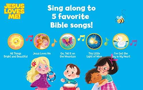 Jesus Loves Me 5-Button Songbook - Perfect Gift for Easter Baskets, Christmas, Birthdays, Baptisms, and More (Little Sunbeams)