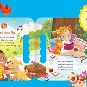 Jesus Loves Me 5-Button Songbook - Perfect Gift for Easter Baskets, Christmas, Birthdays, Baptisms, and More (Little Sunbeams)