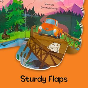 Little Orange Truck (Chunky Lift-a-flap Board Book)