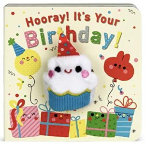 hooray it's your birthday! finger puppet board book for celebrations & parties ages 1-4 (finger puppet board books)