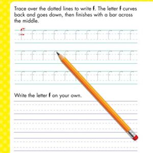 Writing Workbook for Ages 4-7 with 75+ Handwriting Activities, Pencil Control, Lowercase Letters, Numbers, Capital Letters, Words and Sentences, Conforms to Common Core Standards (Gold Stars Series)