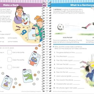 School Zone - Big Third Grade Workbook - 320 Spiral Pages, Ages 8 to 9, 3rd Grade, Reading, Writing, Math, Science, History, Social Science, and More (Big Spiral Bound Workbooks)