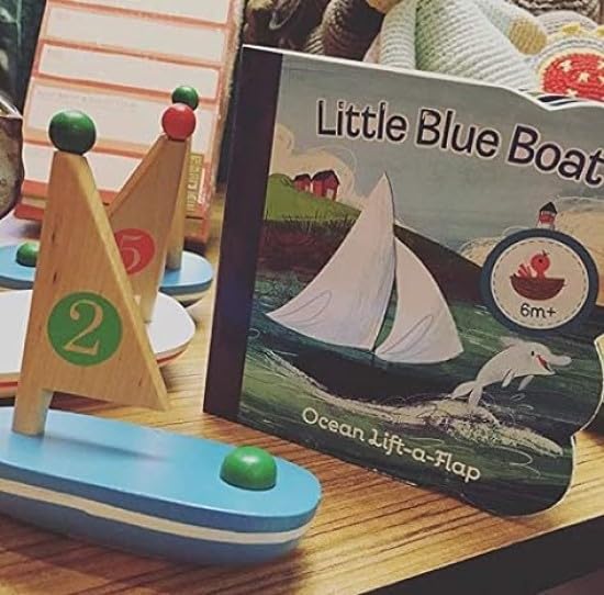 Little Blue Boat Chunky Lift-a-Flap Board Book (Babies Love) (Ocean Lift-a-Flap)