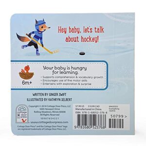 Let's Play Hockey! A Lift-a-Flap Board Book for Babies and Toddlers, Ages 1-4