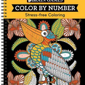 Brain Games - Color by Number: Stress-Free Coloring (Orange)