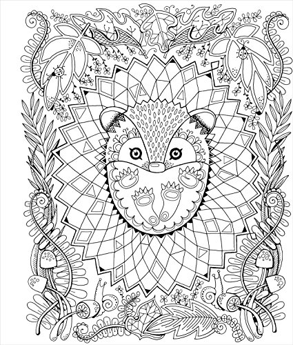 Color & Frame - In the Forest (Adult Coloring Book)