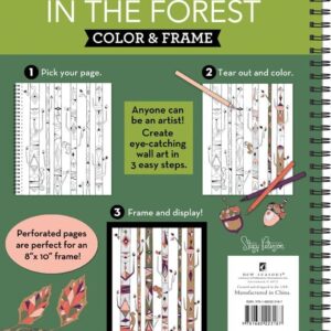 Color & Frame - In the Forest (Adult Coloring Book)