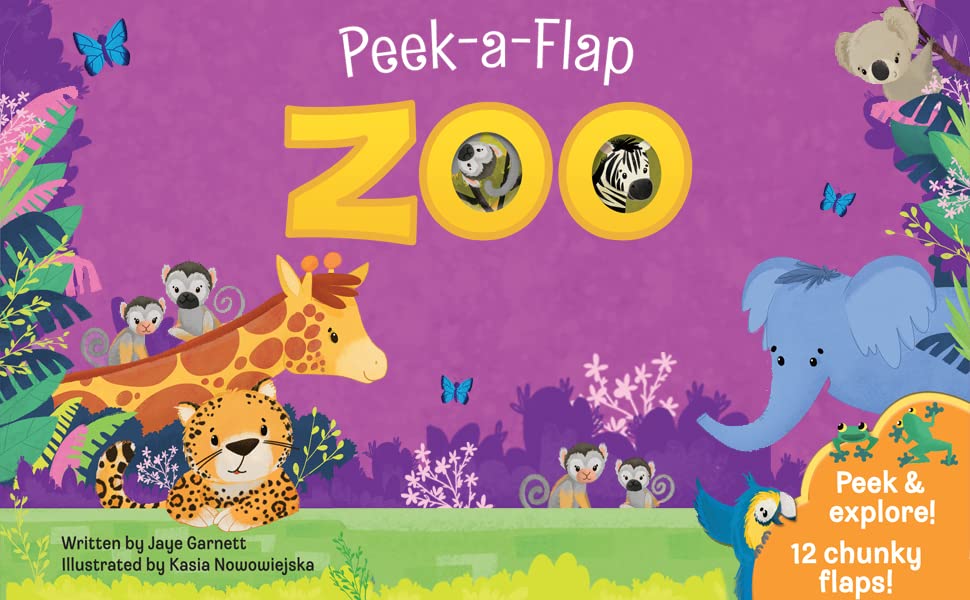 Zoo: Peek-a-Flap Board Book