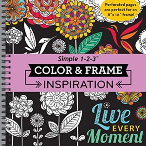 Color & Frame - Inspiration (Adult Coloring Book)