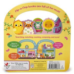 Happy & Hoppy - Children's Flip-a-Flap Activity Board Book for Easter Baskets and Springtime Fun, Ages 1-5