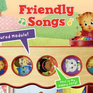 Daniel Tiger Friendly Songs: Children's 5-Button Song Book - Sing and Read with Daniel Tiger and Friends (5 Button Early Bird Song Book)