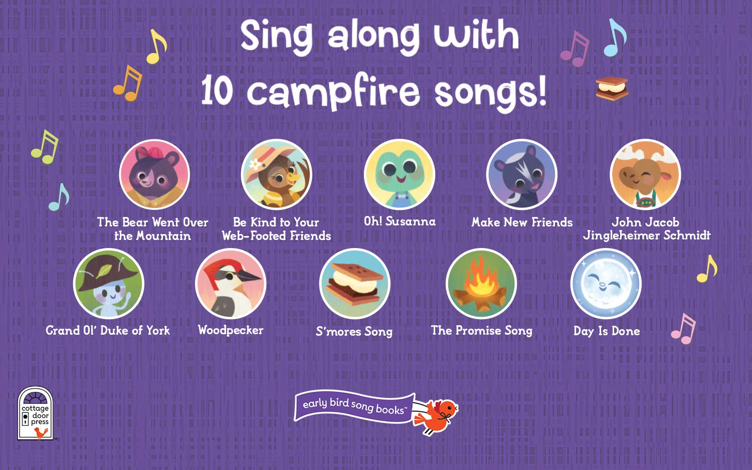 Campfire Songs : 11-Button Interactive Children's Sound Book (Early Bird Song) (Early Bird Song, 11B)