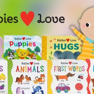 4 Pack Babies Love Learning Lift-a-Flap Boxed Set: First Words, Animals, Colors, and Things That Go (Chunky Lift a Flap)