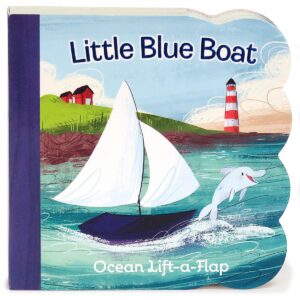 little blue boat chunky lift-a-flap board book (babies love) (ocean lift-a-flap)