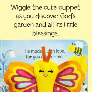 God's Garden of Blessings - Finger Puppet Board Book for Easter Basket Stuffer, Christmas, Baptisms, Birthdays Ages 0-4 (Little Sunbeams)