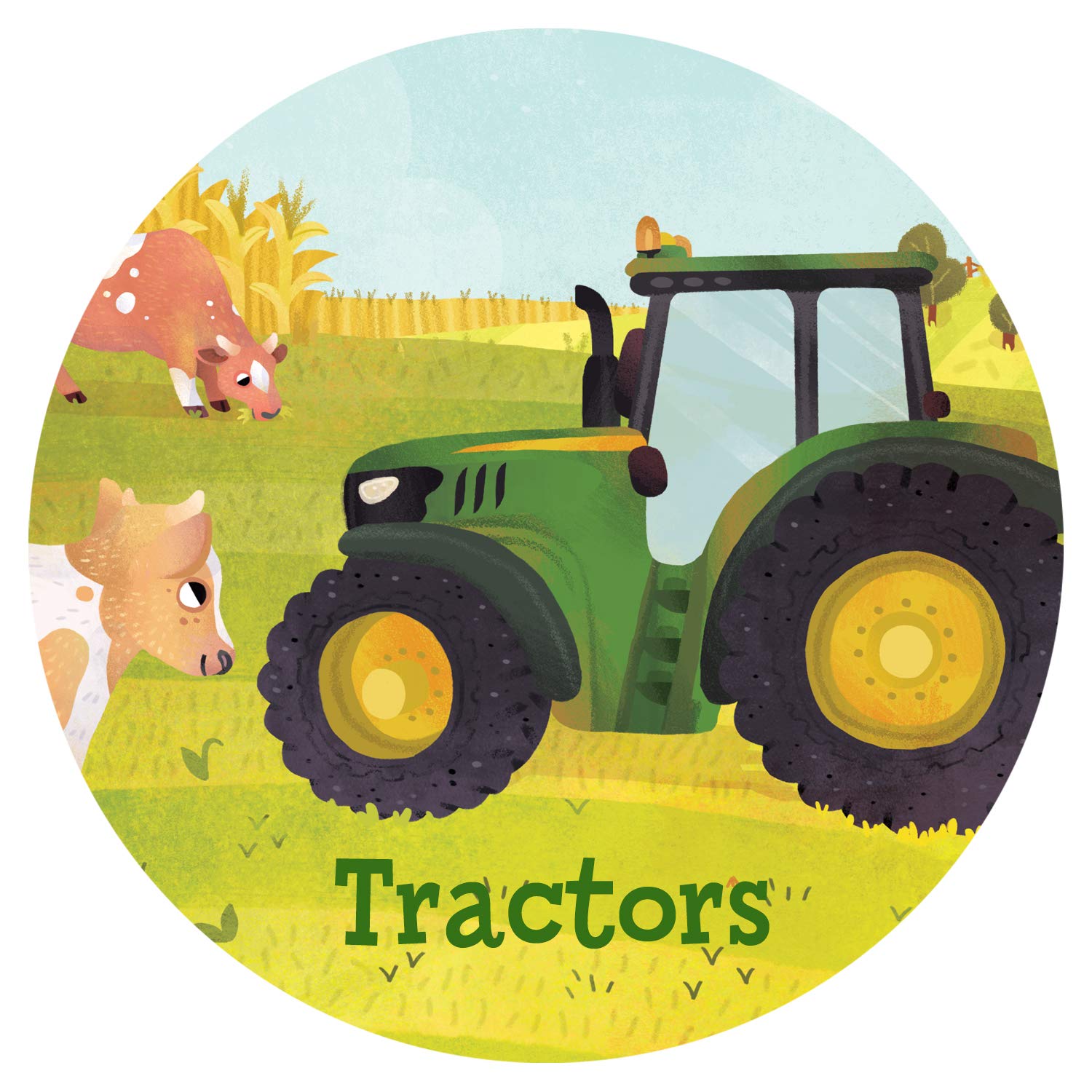 John Deere Kids Farm Friends Lift-a-Flap Board Book - Busy Tractor Helps Its Friends on the Farm