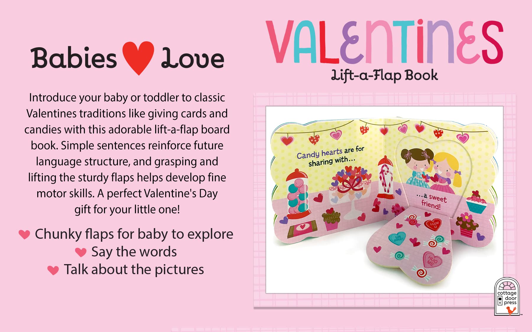 Babies Love Valentines: A Lift-a-Flap Board Book for Babies and Toddlers