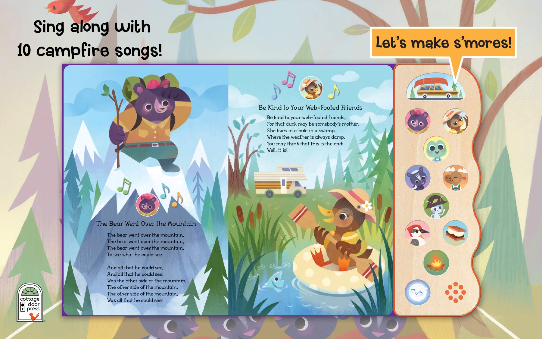 Campfire Songs : 11-Button Interactive Children's Sound Book (Early Bird Song) (Early Bird Song, 11B)