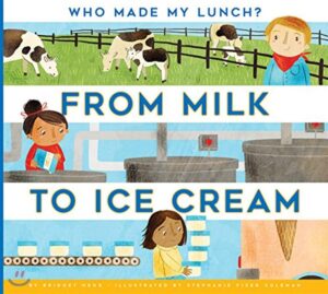 from milk to ice cream (who made my lunch?)