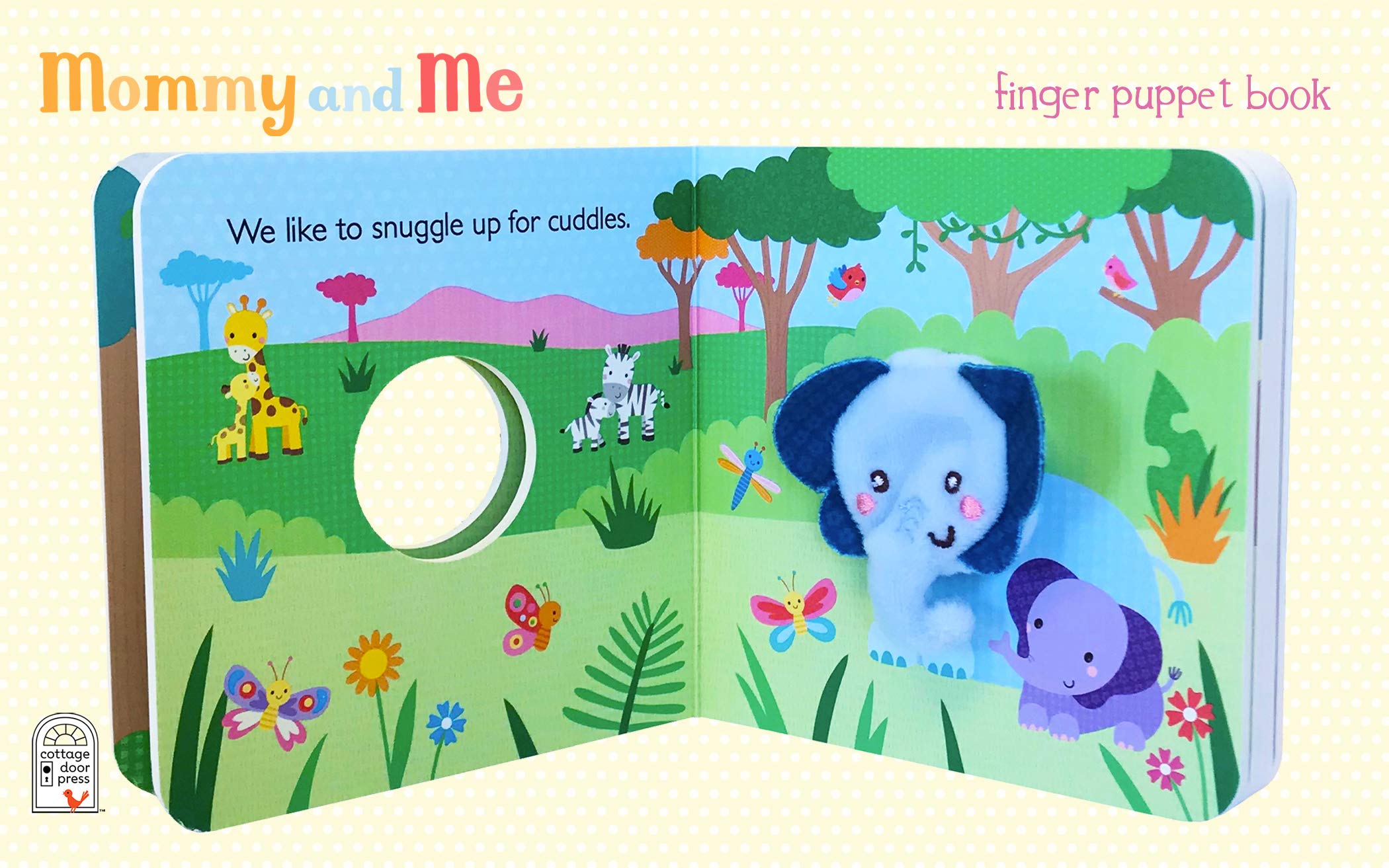 Mommy and Me Finger Puppet Board Book for babies and toddlers, new moms, baby shower or Mother's Day gifts (Finger Puppet Book)