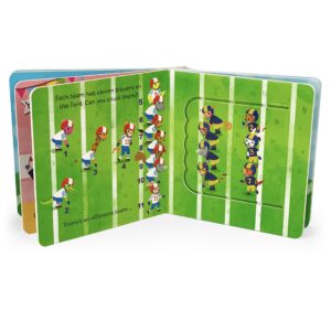 Let's Play Football! A Lift-a-Flap Board Book for Babies and Toddlers, Ages 1-4 (Chunky Lift-A-Flap Board Book)