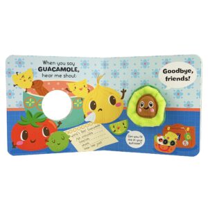 Little Avocado's Big Adventure Finger Puppet Board Book, Ages 1-4