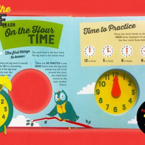 2-Pack How To... Board Books - How to Tie Your Shoes & How To Tell Time, Interactive Educational Bundled Set, Ages 3-9