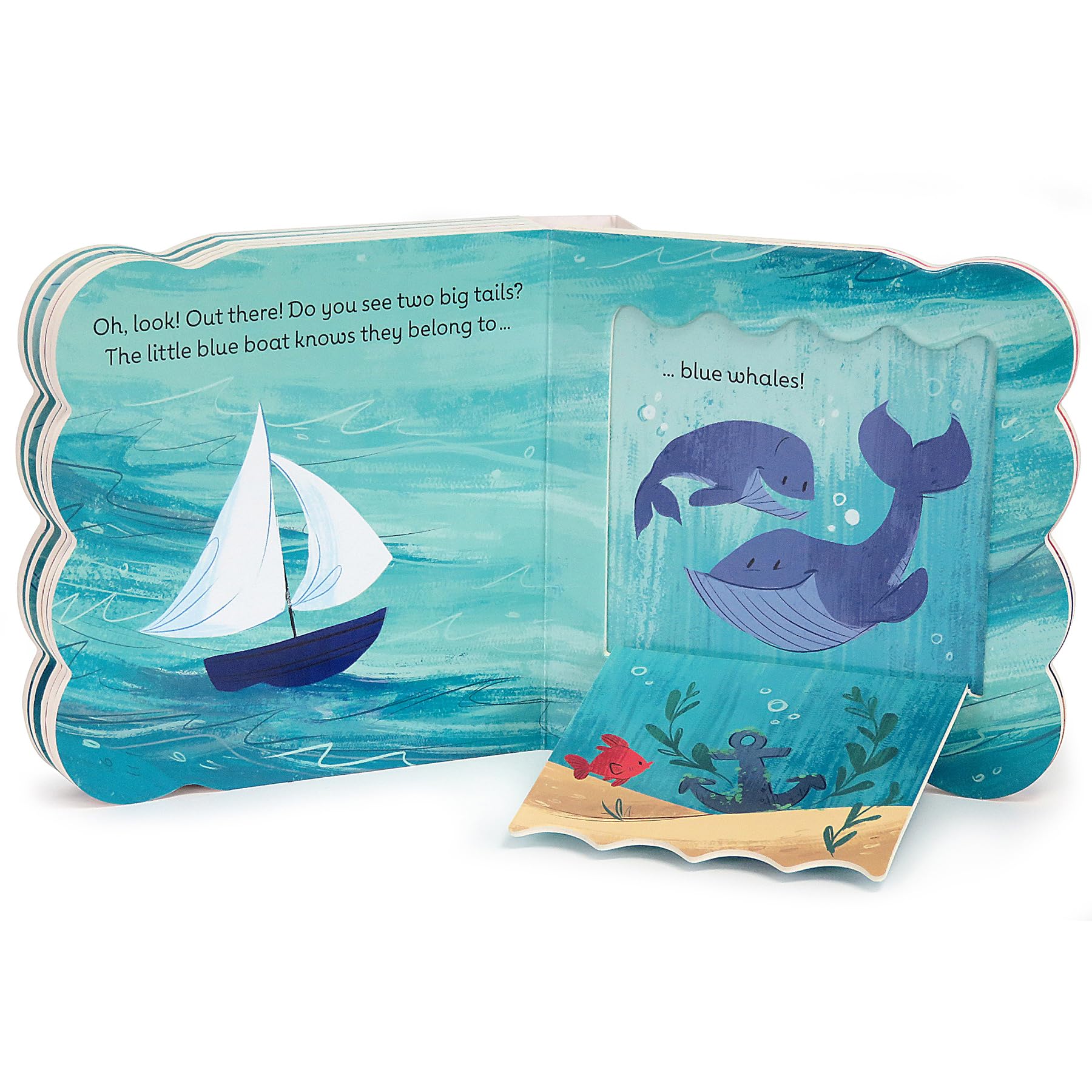 Little Blue Boat Chunky Lift-a-Flap Board Book (Babies Love) (Ocean Lift-a-Flap)