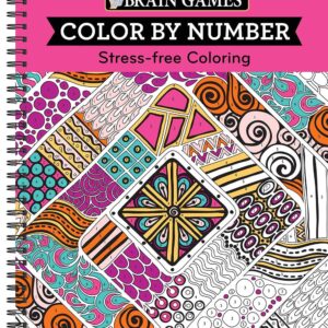 Brain Games - Color by Number: Stress-Free Coloring (Pink)