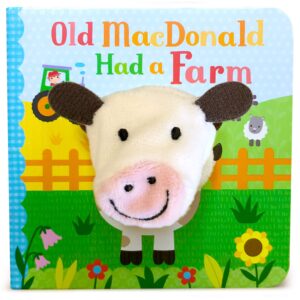 old macdonald had a farm finger puppet board book nursery rhyme, ages 1-4