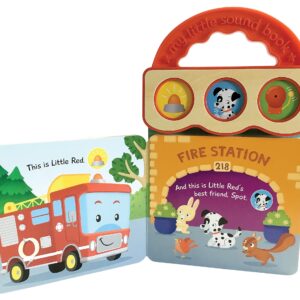 Brave Little Red Engine: 3-Button Fire Truck Sound Board Book for Babies and Toddlers (My Little Sound Book)