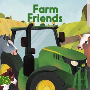 John Deere Kids Farm Friends Lift-a-Flap Board Book - Busy Tractor Helps Its Friends on the Farm