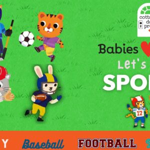 Let's Play Football! A Lift-a-Flap Board Book for Babies and Toddlers, Ages 1-4 (Chunky Lift-A-Flap Board Book)