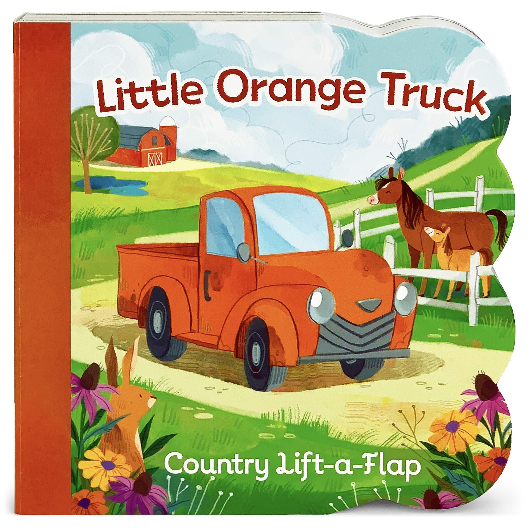 Little Orange Truck (Chunky Lift-a-flap Board Book)