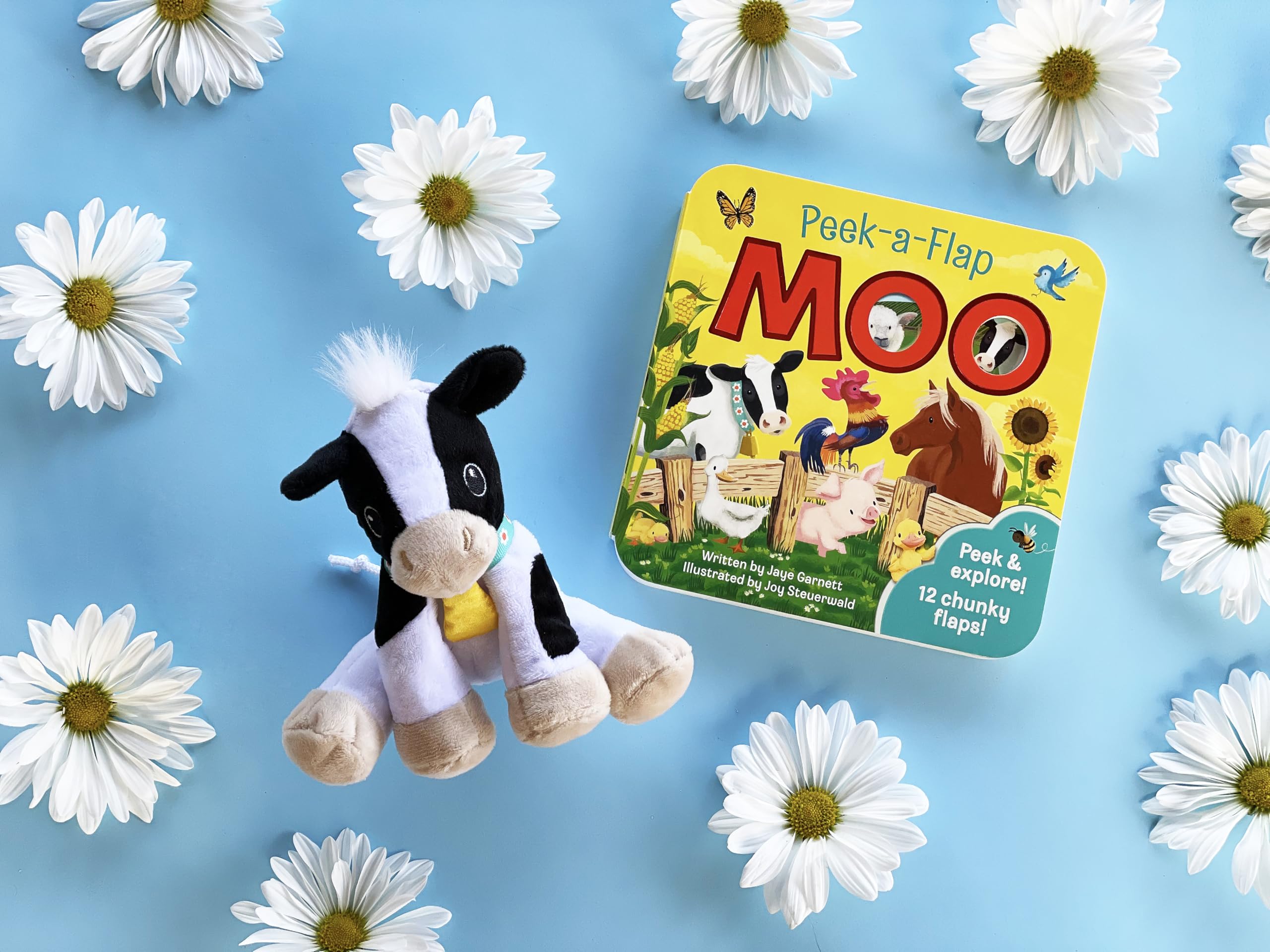 Moo: Peek-a-Flap Children's Board Book