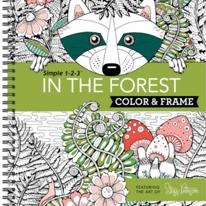 Color & Frame - In the Forest (Adult Coloring Book)