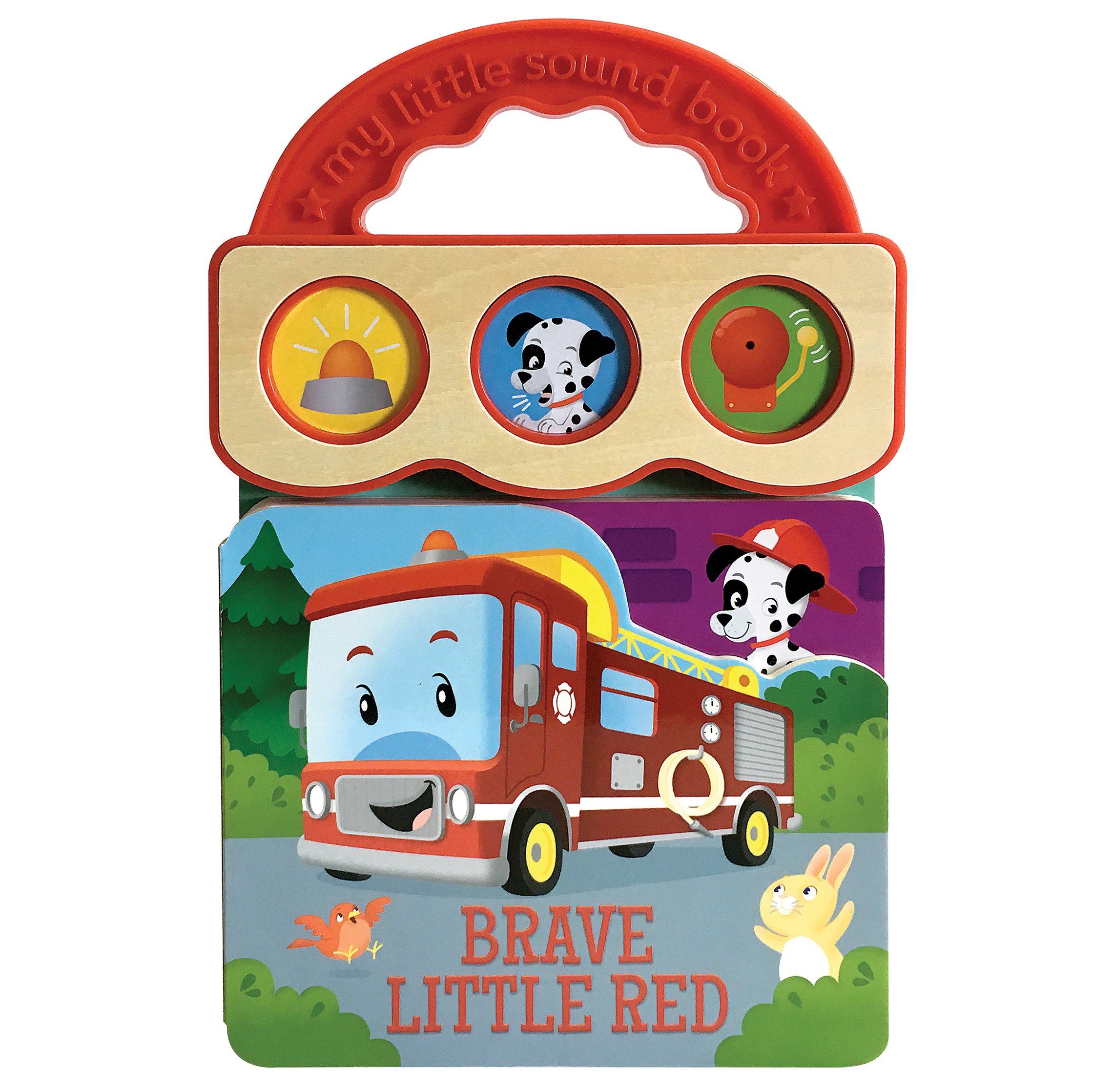 Brave Little Red Engine: 3-Button Fire Truck Sound Board Book for Babies and Toddlers (My Little Sound Book)