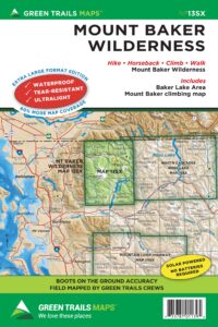 mount baker wilderness climbing, wa no. 13sx (green trails maps)