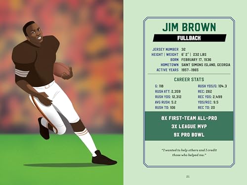 Football Biographies for Kids: The Greatest NFL Players from the 1960s to Today (Sports Biographies for Kids)