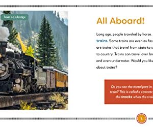 My First Book of Trains: All About Locomotives and Railcars for Kids